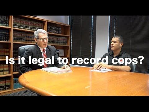 Video: Is it legal to record police? - gotbailhi.com's Nick asks ...